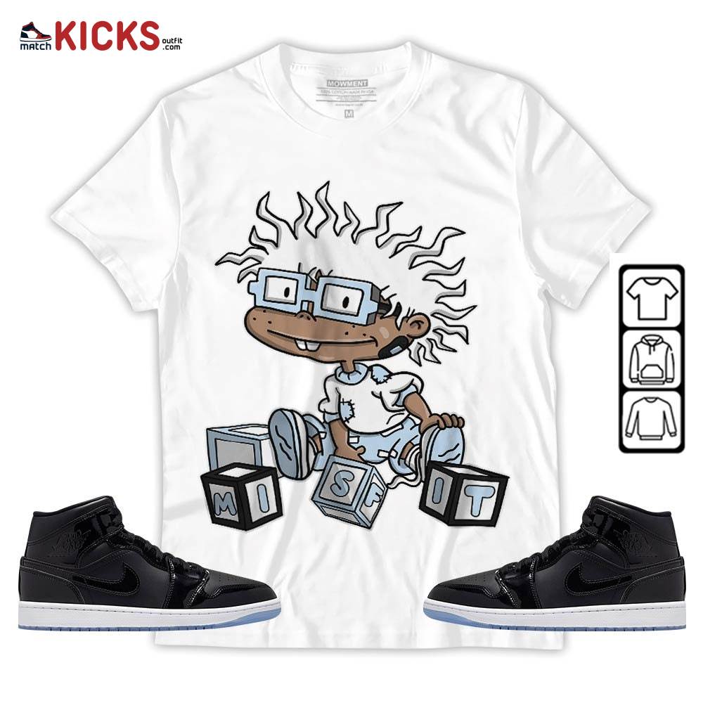 Chuckie Rugrats Misfit Sneaker Shirt Match Space Jam 1s, Jordan 1 Mid ...