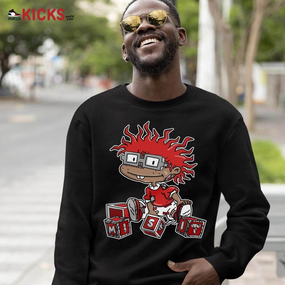 Chuckie Rugrats Misfit Sneaker Shirt Match White Cement 3s, Jordan ...