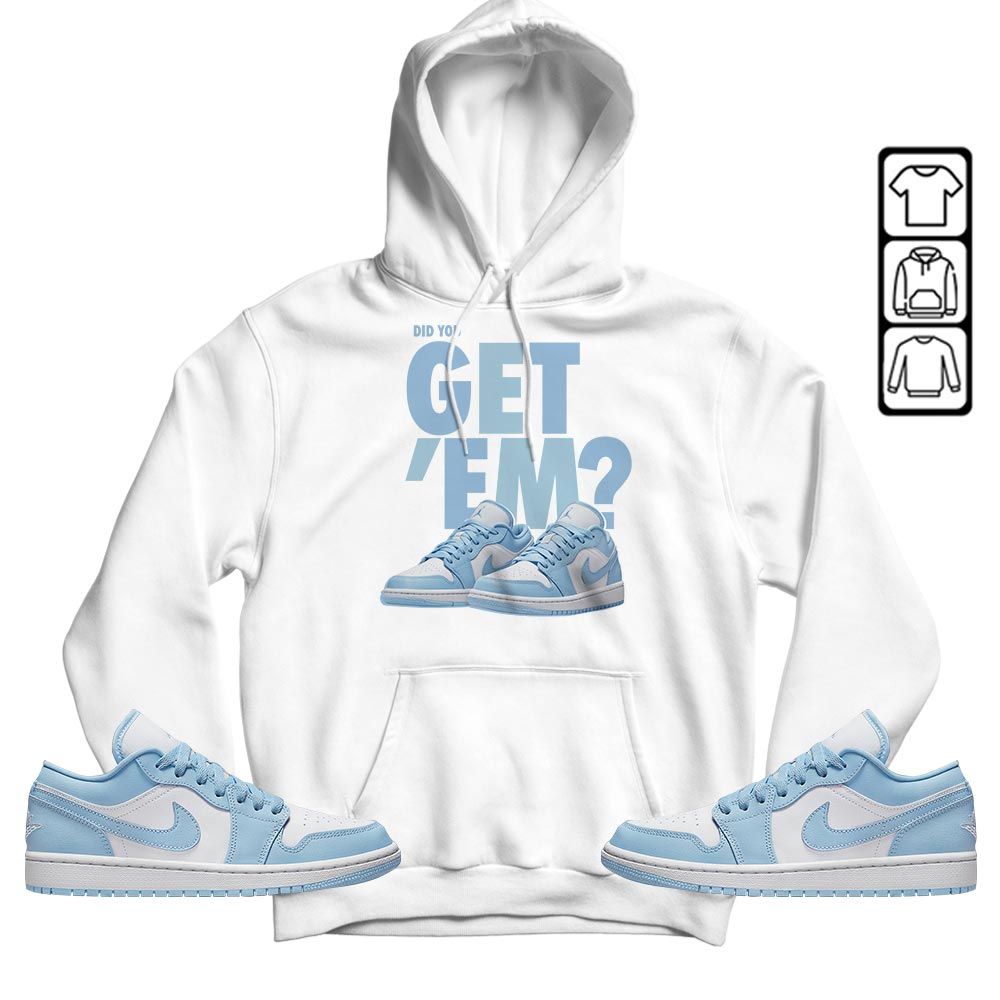 Jordan 1 Low Ice Blue - Fanzint