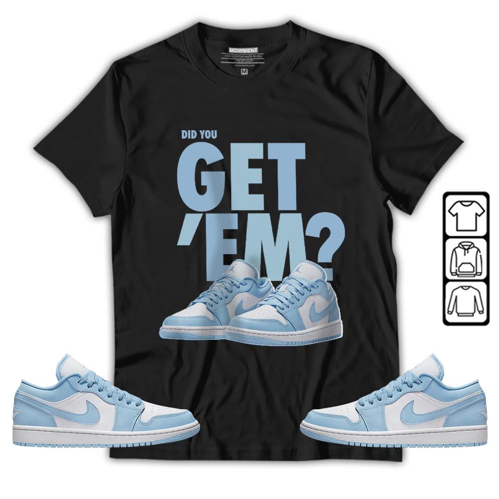 Jordan 1 Low Ice Blue - Fanzint