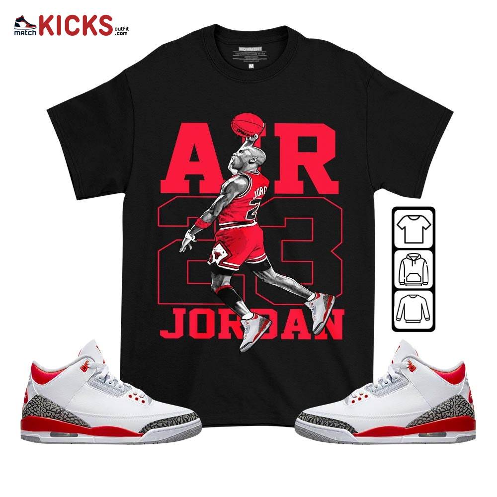 Jordan 3 Fire Red 3s - Fanzint