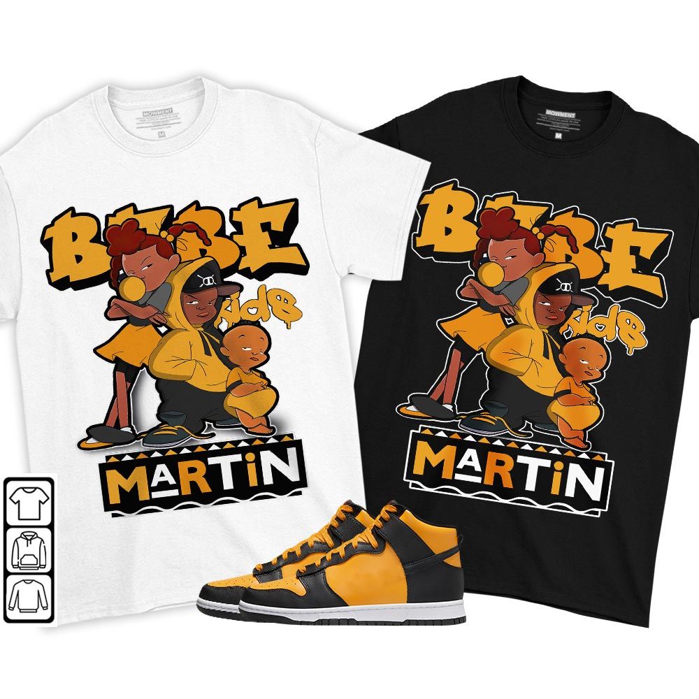 Martin Babes Kids 90s Melanin Sneaker Shirt Match Dunk Reverse ...
