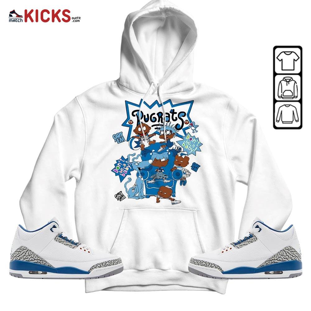 Melanin Rugrats Kids 90's Sneaker Shirt Match Wizards 3s, Jordan Retro ...