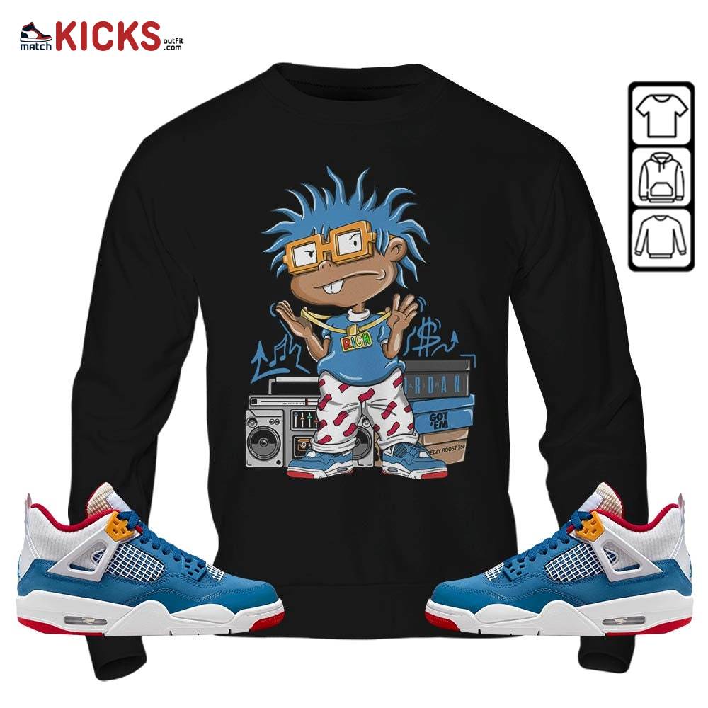 Rich Chuckie Sneaker Shirt Match Messy Room 4s, Jordan 4 GS Messy Room ...