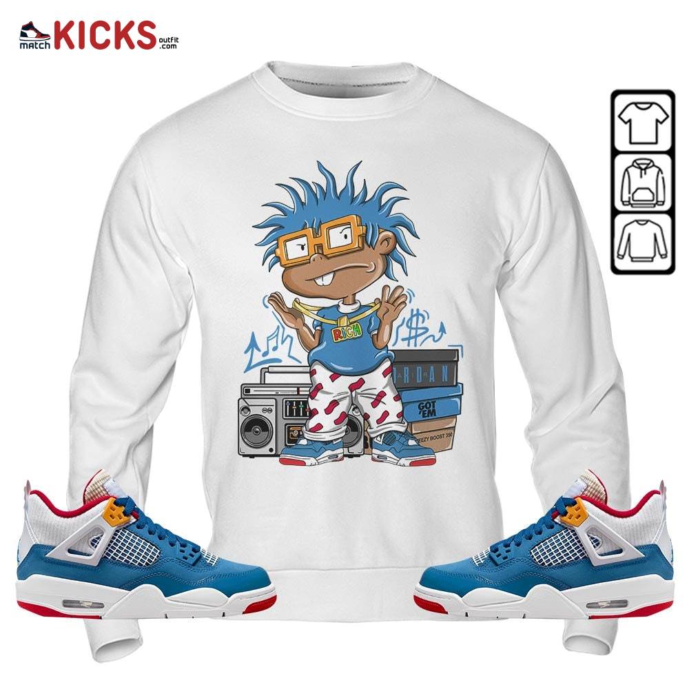 Rich Chuckie Sneaker Shirt Match Messy Room 4s, Jordan 4 GS Messy Room ...