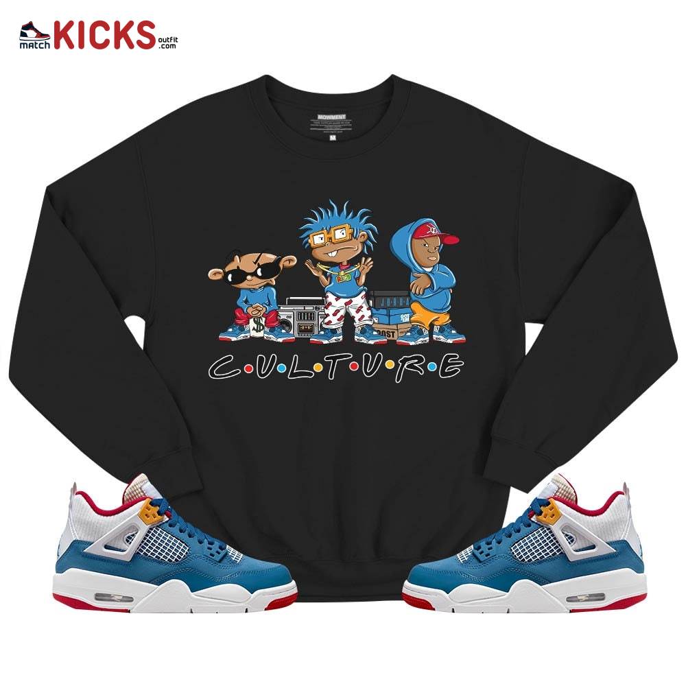 Rugrats KND BeBe Kids Sneaker Shirt Match Messy Room 4s, Jordan 4 GS ...