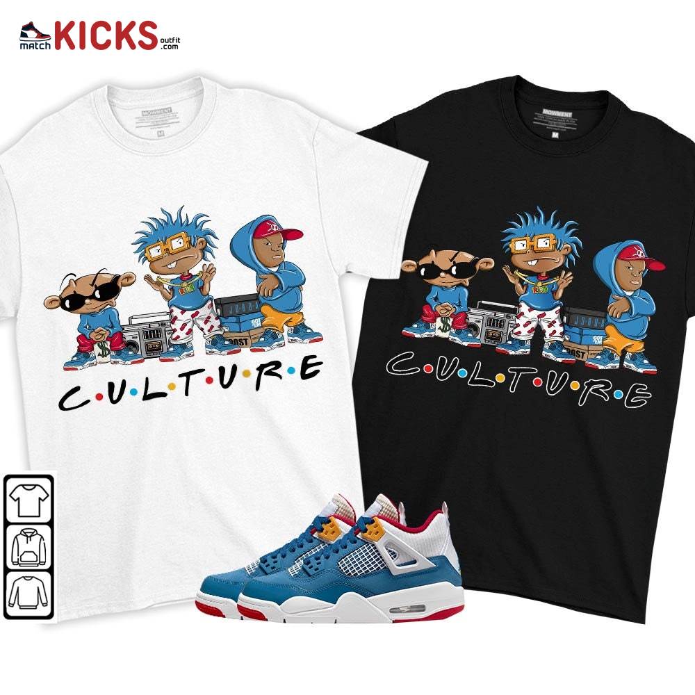 Rugrats KND BeBe Kids Sneaker Shirt Match Messy Room 4s, Jordan 4 GS ...