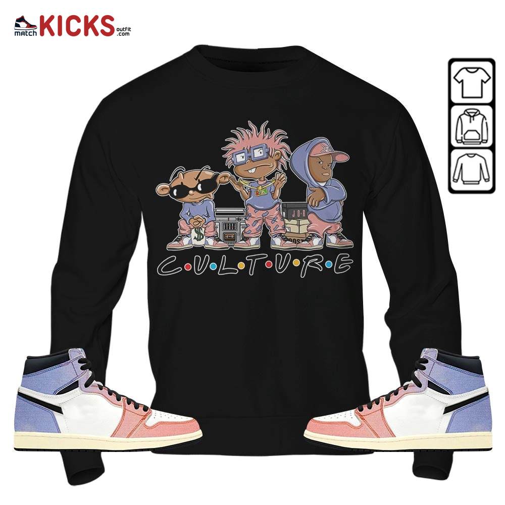 Rugrats KND BeBe Kids Sneaker Shirt Match Retro Skyline 1s, Jordan 1 ...