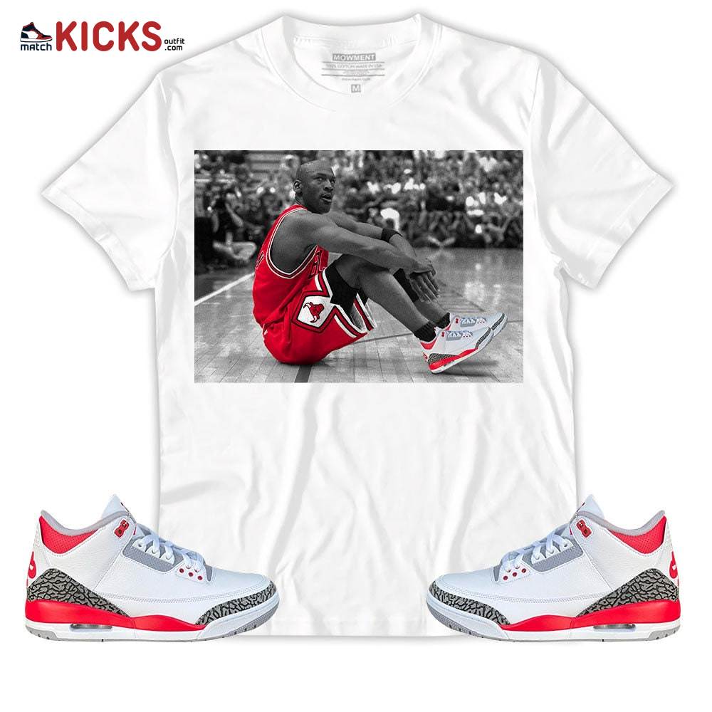 Jordan 3 Fire Red 3s - Fanzint