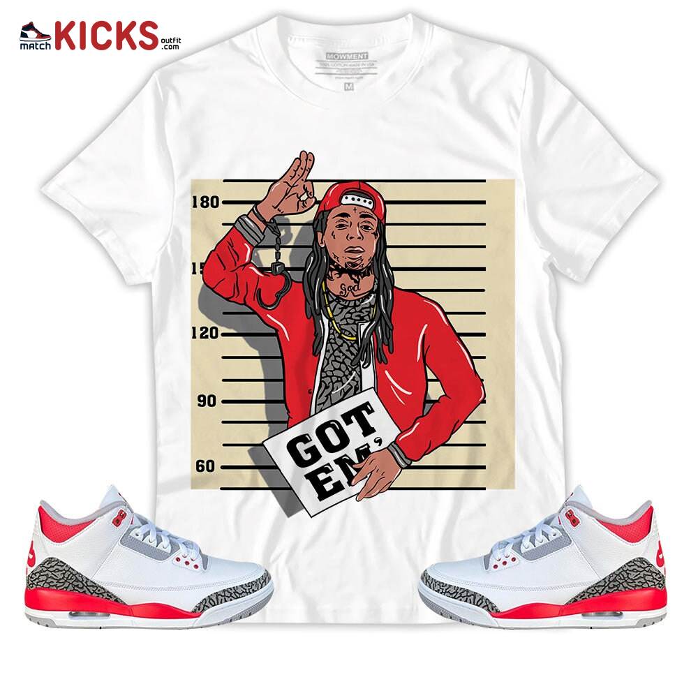 Jordan 3 Fire Red 3s - Fanzint